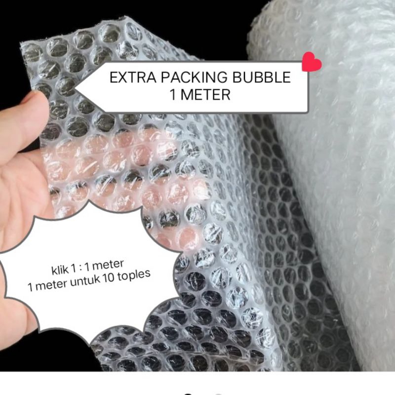 Jual EXTRA PACKING BUBBLEWRAP (1 METER) | Shopee Indonesia
