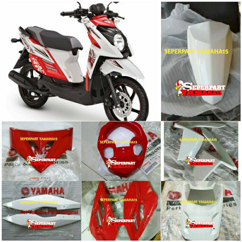 Jual FULL BODY HALUS XRIDE X-RIDE 115 PUTIH MERAH ORIGINAL YGP GENUINE ...