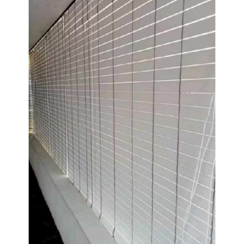 Jual Tirai Pvc outdoor putih polos bisa custom | Shopee Indonesia