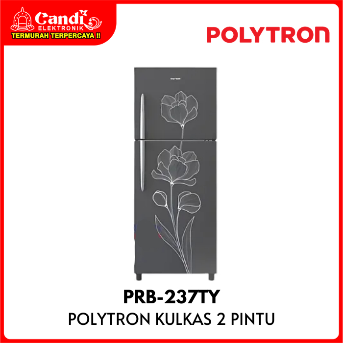 Jual POLYTRON Kulkas 2 Pintu Kapasitas 186 Liter PRB-237TY | Shopee ...