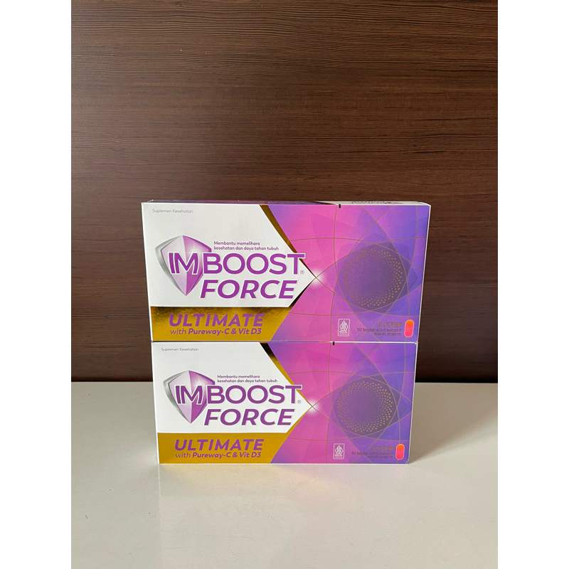 Jual Imboost Force Suplemen Daya Tahan Tubuh/Multivitamin 3 Strip @10 ...