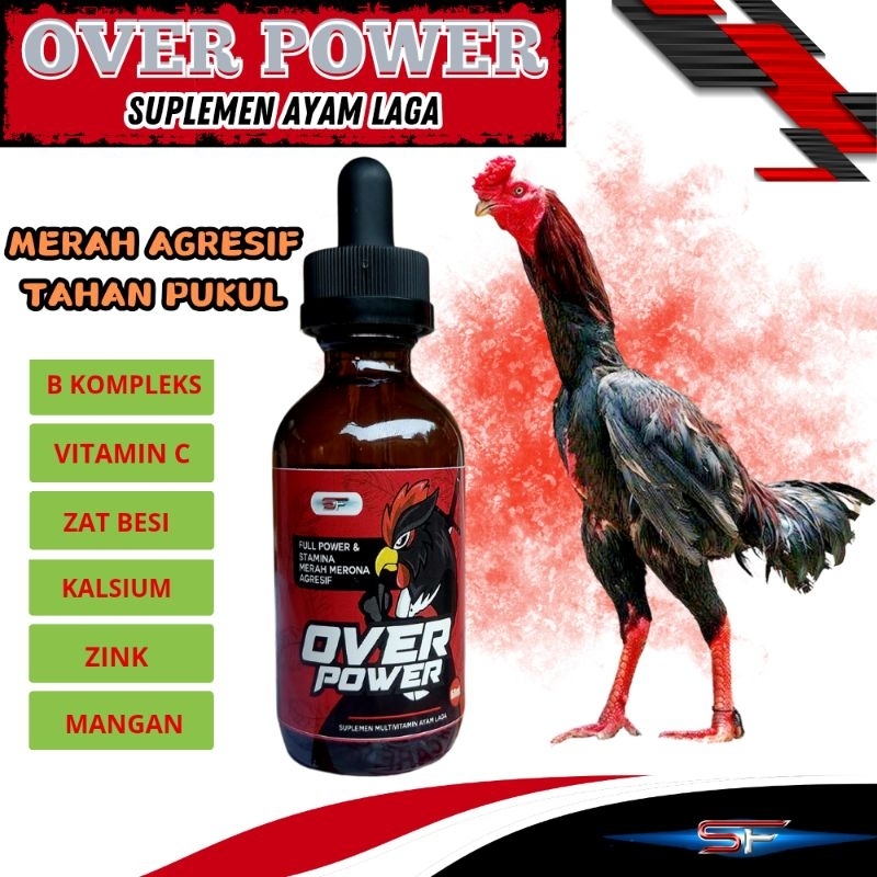 Jual OVER POWER OBAT AYAM SAKIT KUNING PUCAT LESU CEPAT MERAH LINCAH ...