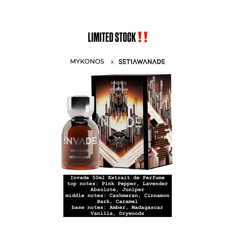 Jual Mykonos Invade ORIGINAL 50ml Extrait de Perfume [BNIB] LIMITED ...
