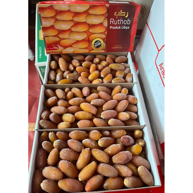 Jual KURMA MUDA SETENGAH MATANG || KURMA RUTHOB LIBYA 1Kg | Shopee ...