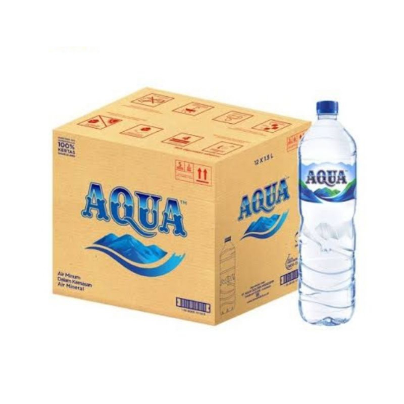 Jual Aqua Botol 1500 ml | Shopee Indonesia