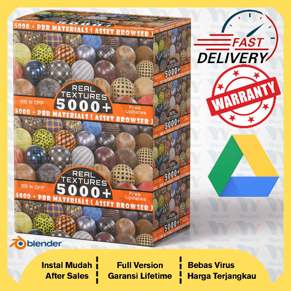 Jual 5000+ PBR Asset Browser for Blender 3D | Shopee Indonesia