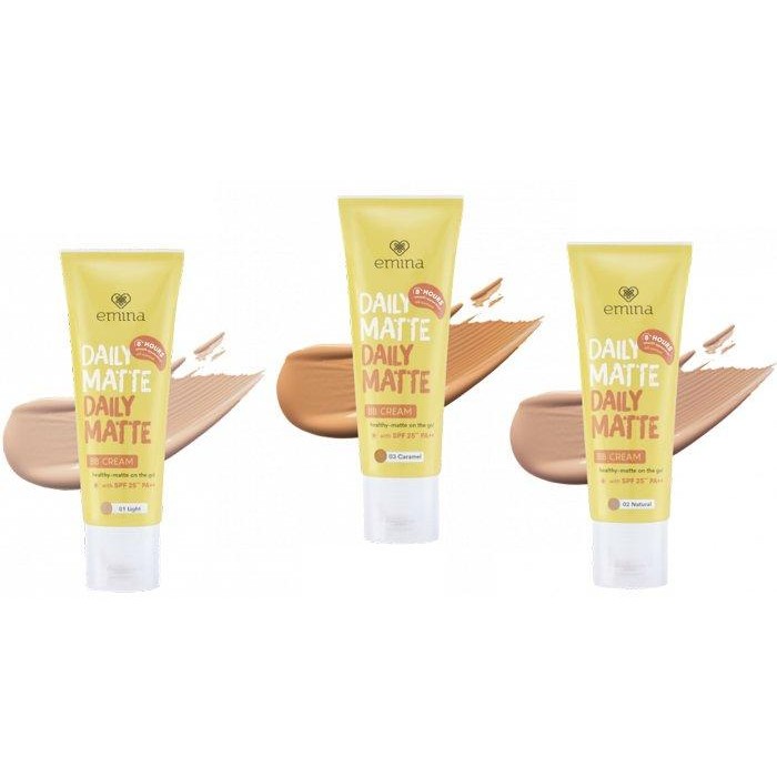 Jual EMINA Daily Matte BB Cream / CARAMEL / LIGHT | Shopee Indonesia