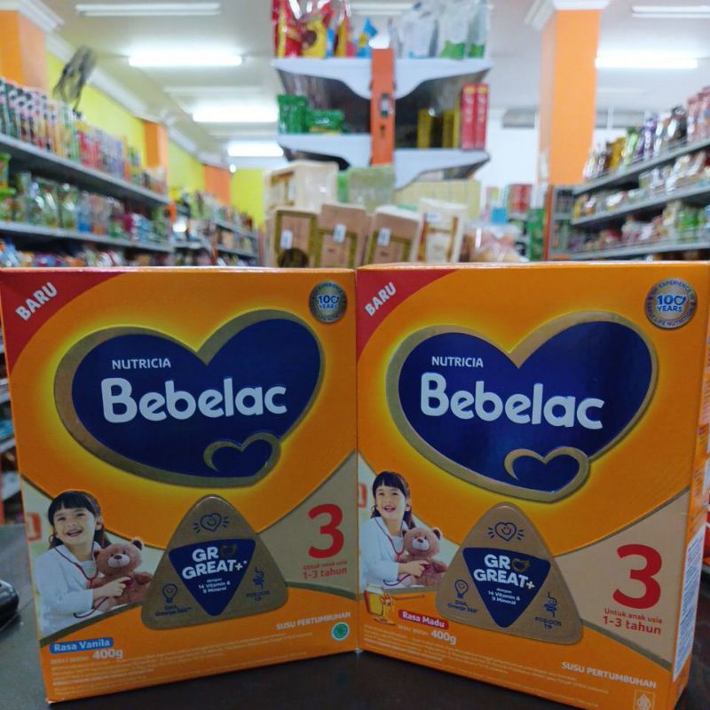 Jual NUTRICIA BEBELAC 3 MADU & VANILA 400G | Shopee Indonesia