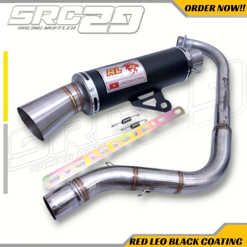 Jual RED LEO RL ekzos pipe 38mm for Yamaha Ego v1 /Ego lc125 / Ego s ...