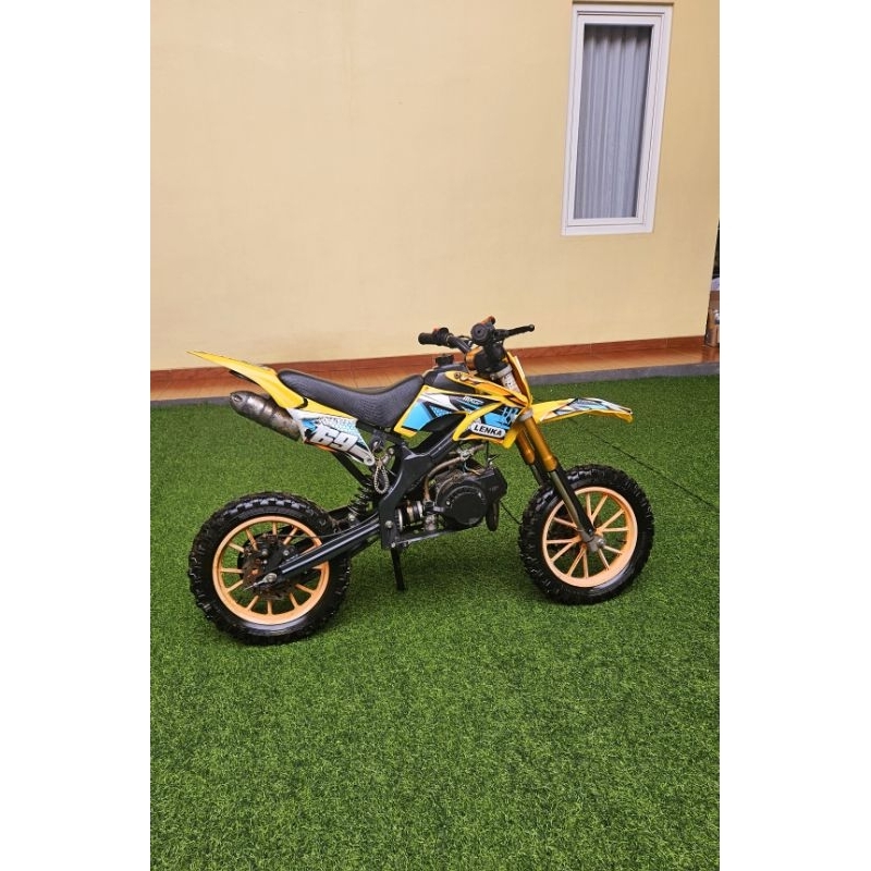 Jual MOTOR MINI TRAIL ANAK 50CC LENKA 69 MESIN 2 TAK SECOND | Shopee ...