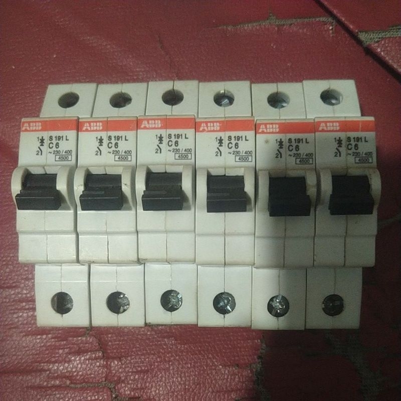 Jual MCB ABB S91 L Komponen Listrik C6 original | Shopee Indonesia