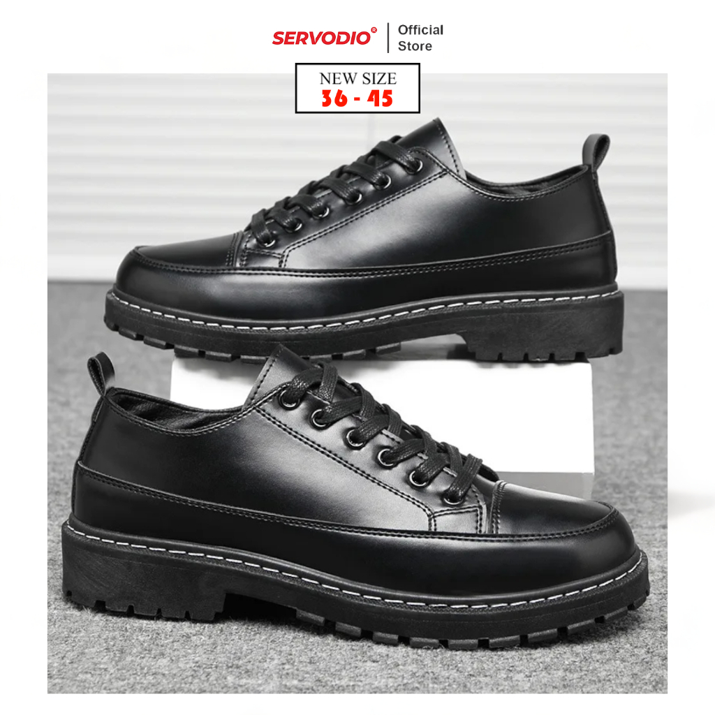 Jual Servodio - Sepatu Pria Sepatu Cowok Sepatu Formal Docmart Karet ...