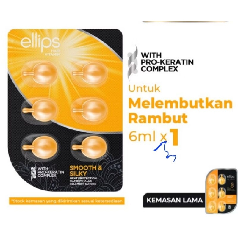 Jual ELLIPS HAIR VITAMIN BLISTER 6 BUTIR | Shopee Indonesia