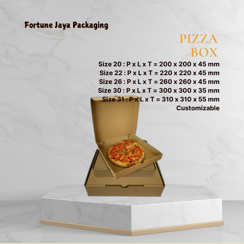 Jual Kardus Pizza | Box Pizza | Dus Pizza | Shopee Indonesia