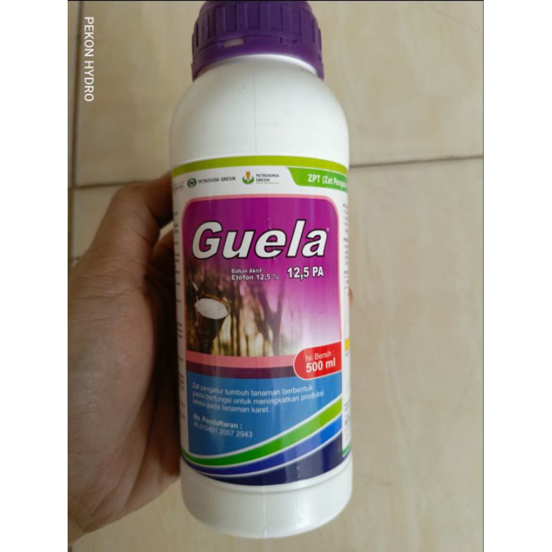 Jual ZPT GUELA 12,5 PA (500 ML) PERANGSANG GETAH KARET | Shopee Indonesia