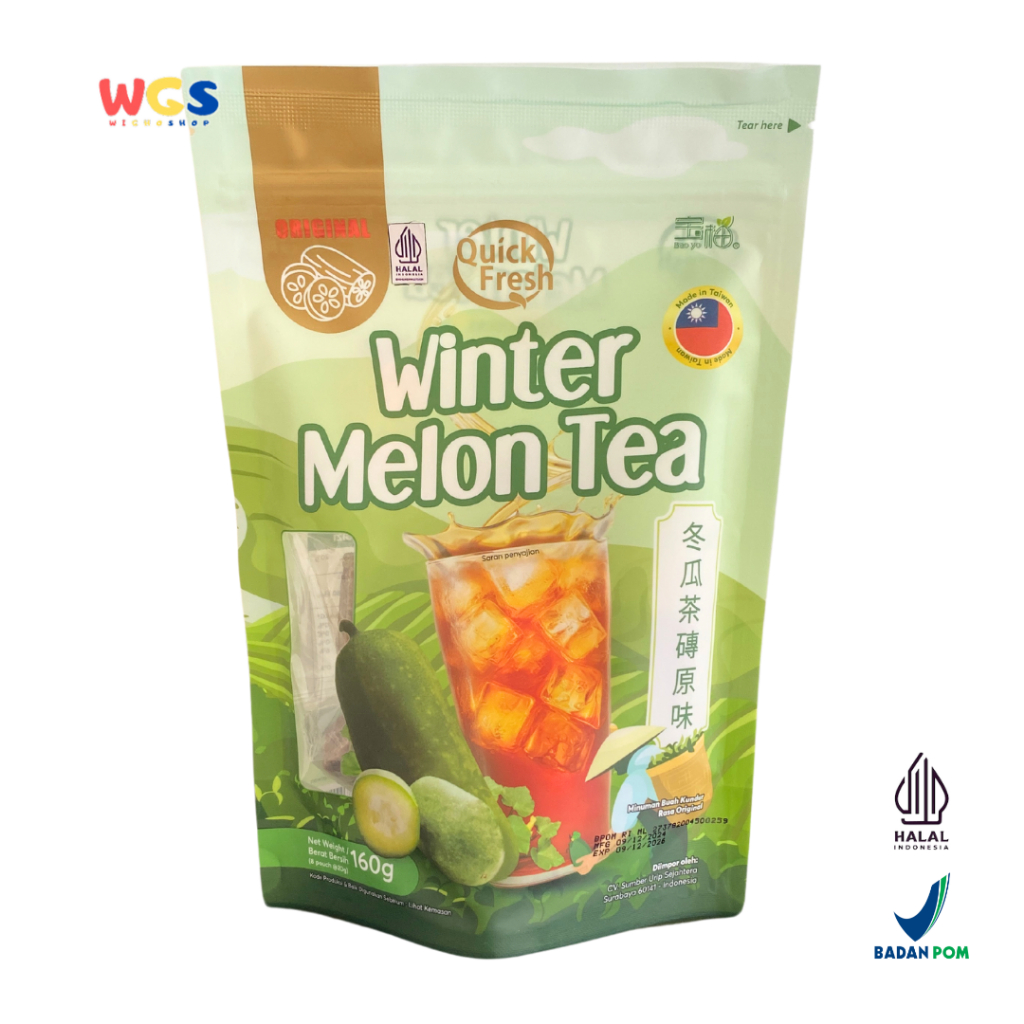 Jual Quick Fresh Winter Melon Tea 160g - 8 Sachet x 20g - Teh Labu Khas Taiwan dengan Rasa ...