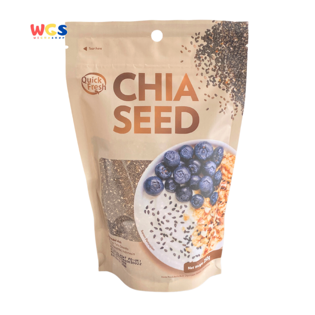 Jual Quick Fresh Chia Seed 250g - Superfood untuk Kesehatan dan Nutrisi Sehari-hari | Shopee ...