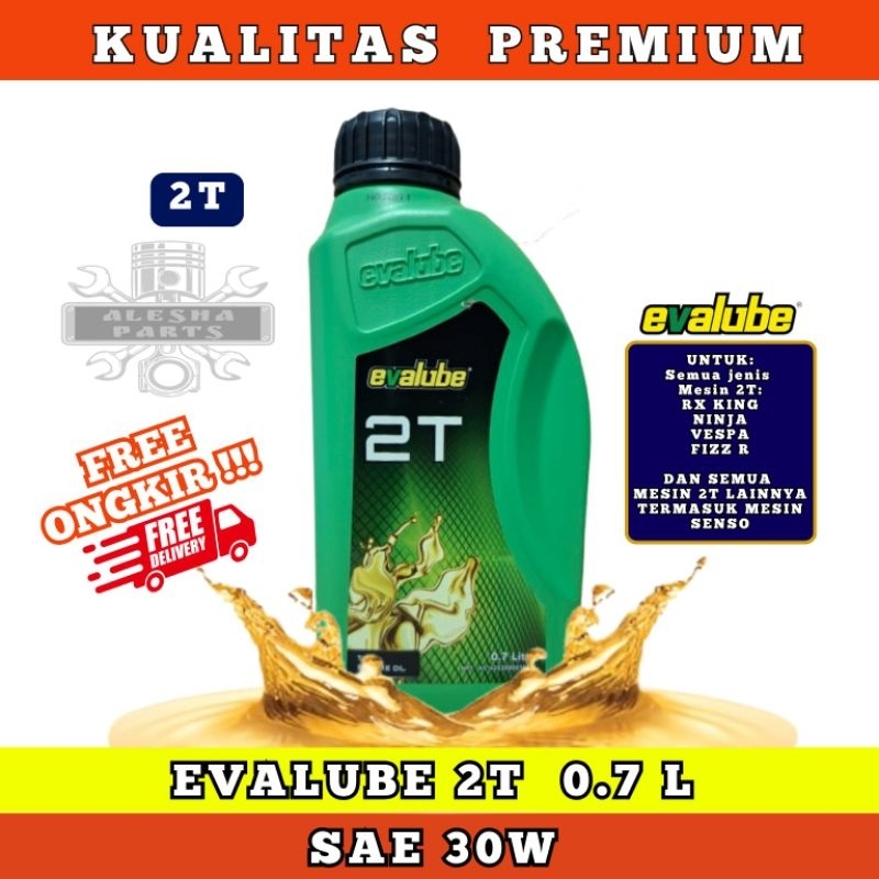 Jual Oli Samping Motor Evalube 2T TB 700 Ml Jamin Original | Shopee ...