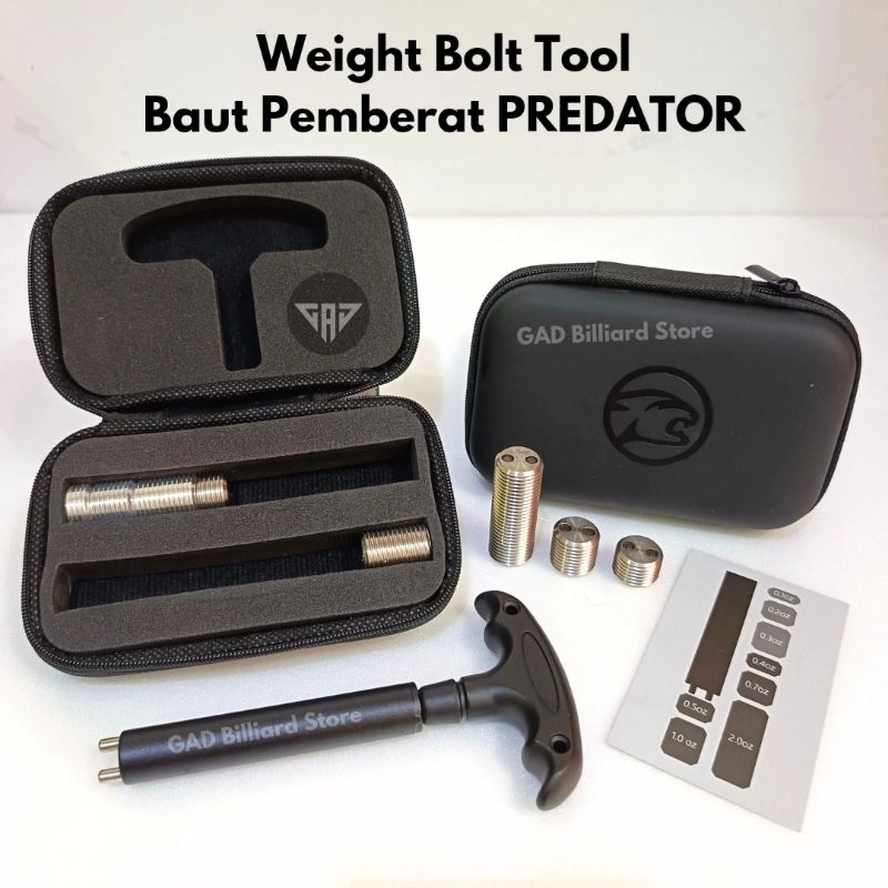 Jual PREDATOR Weight Cartridge Kit | Weight Bolt Tool | Pemberat Butt ...