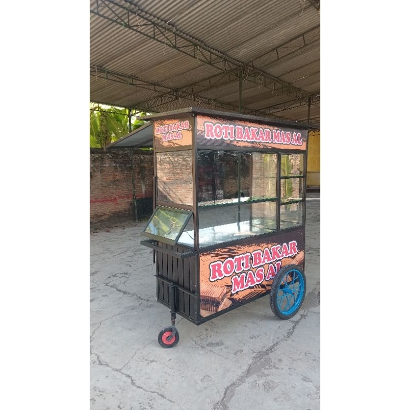 Jual gerobak roti bakar alumunium premium | Shopee Indonesia