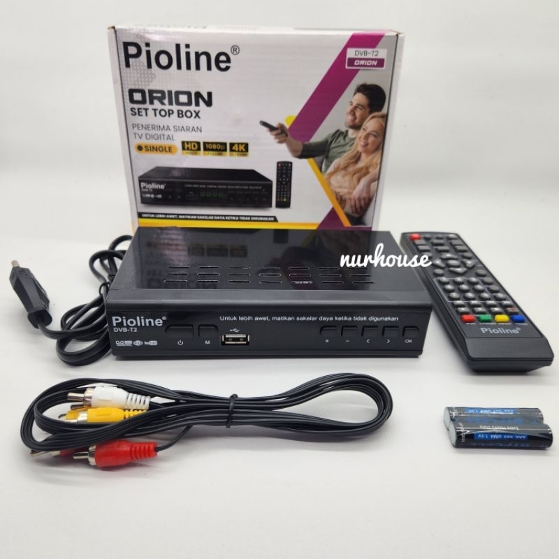 Jual Set Top Box Pioline penangkap siaran TV Digital Receiver STB TV ...