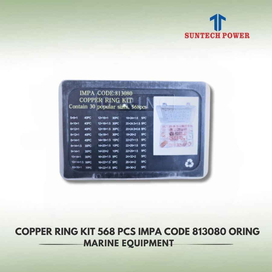 Jual Copper Ring Kit 568 Pcs Impa Code 813080 Oring Tembaga Kit Set ...