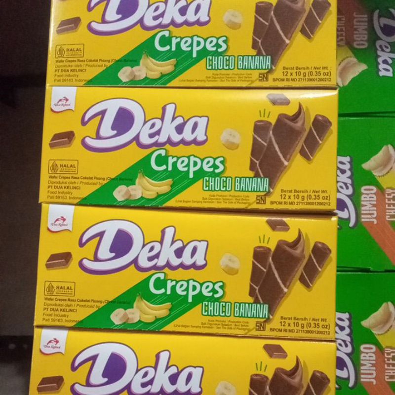 Jual DEKA Crepes Banana box~ isi 12 | Shopee Indonesia