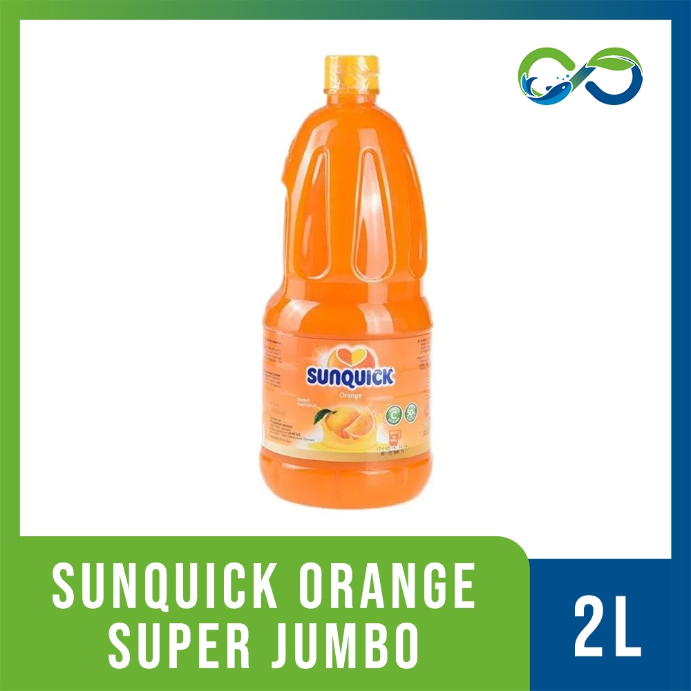 Jual [Aqua Eco Farm] Sunquick Orange Super Jumbo 2000 ml / 2L Bandung | Shopee Indonesia