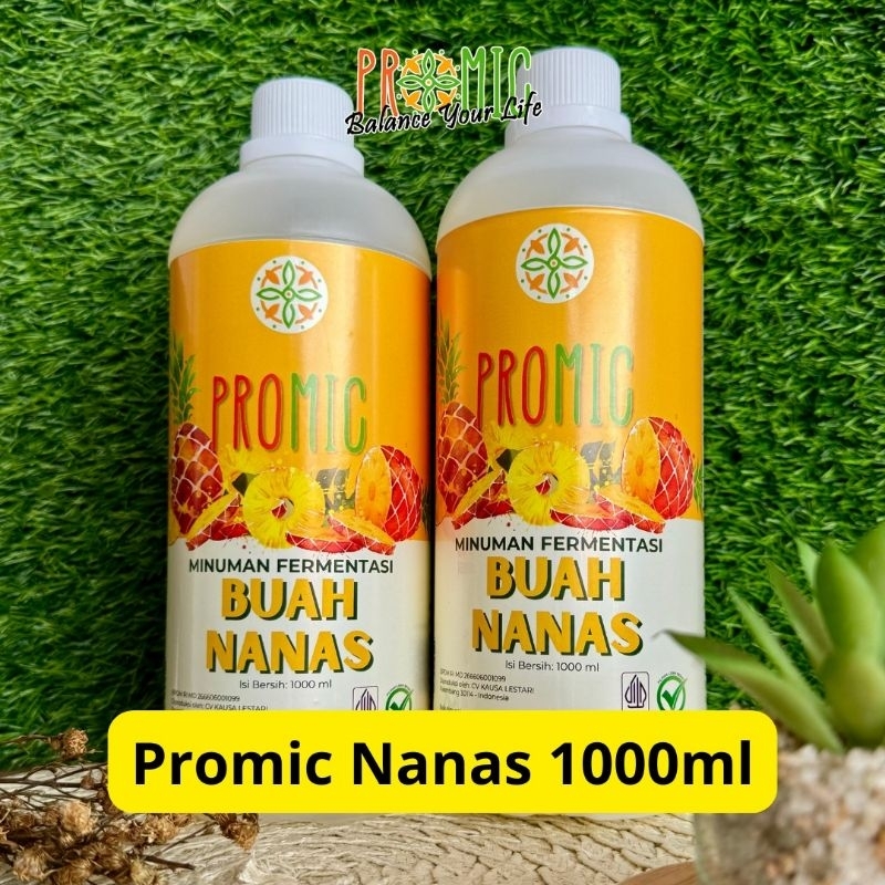 Jual Minuman Probiotik PROMIC Rasa Buah NANAS tanpa GULA - 1 Liter ...