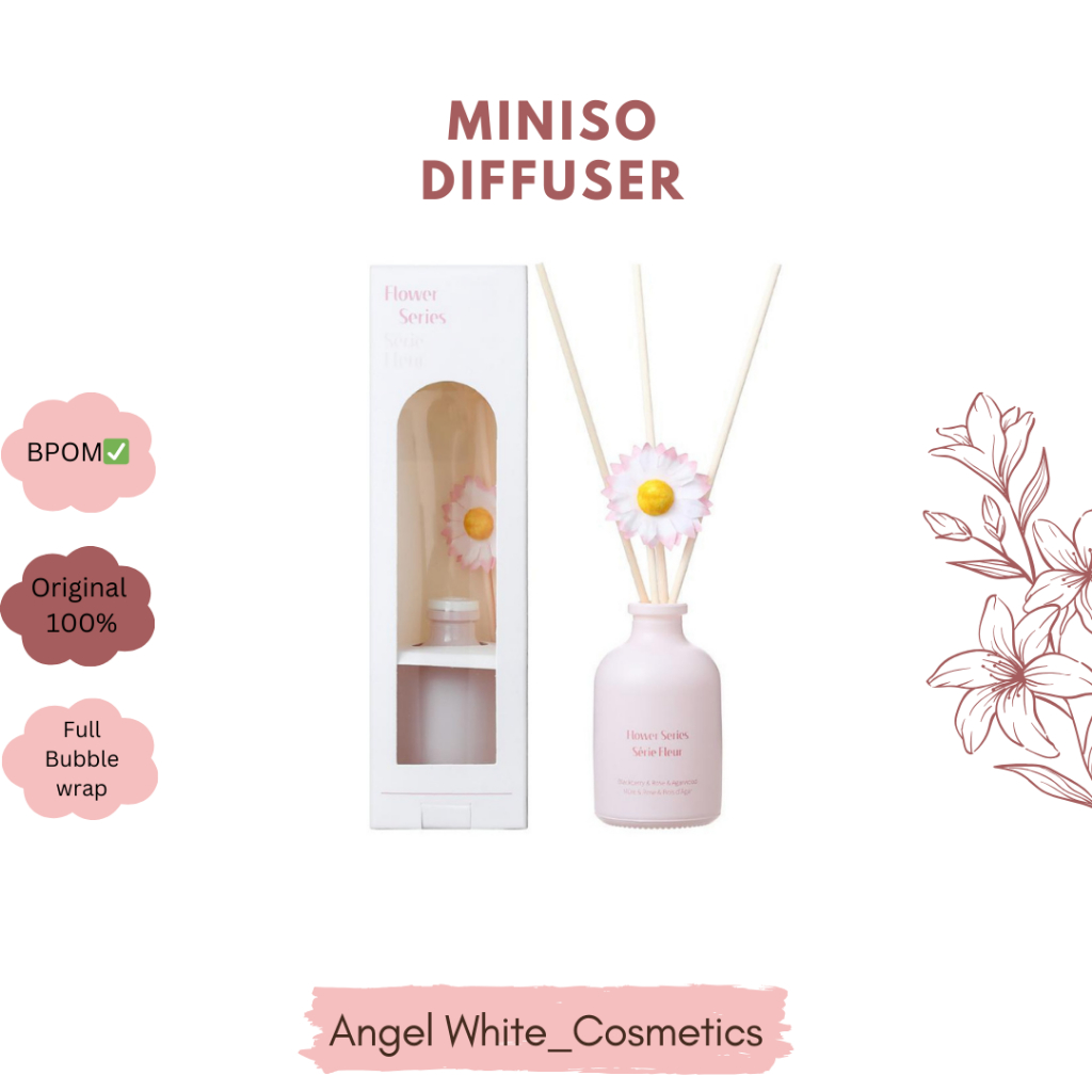 Jual MINISO DIFFUSER FLOWER SERIES - PEGHARUM RUANGAN | Shopee Indonesia