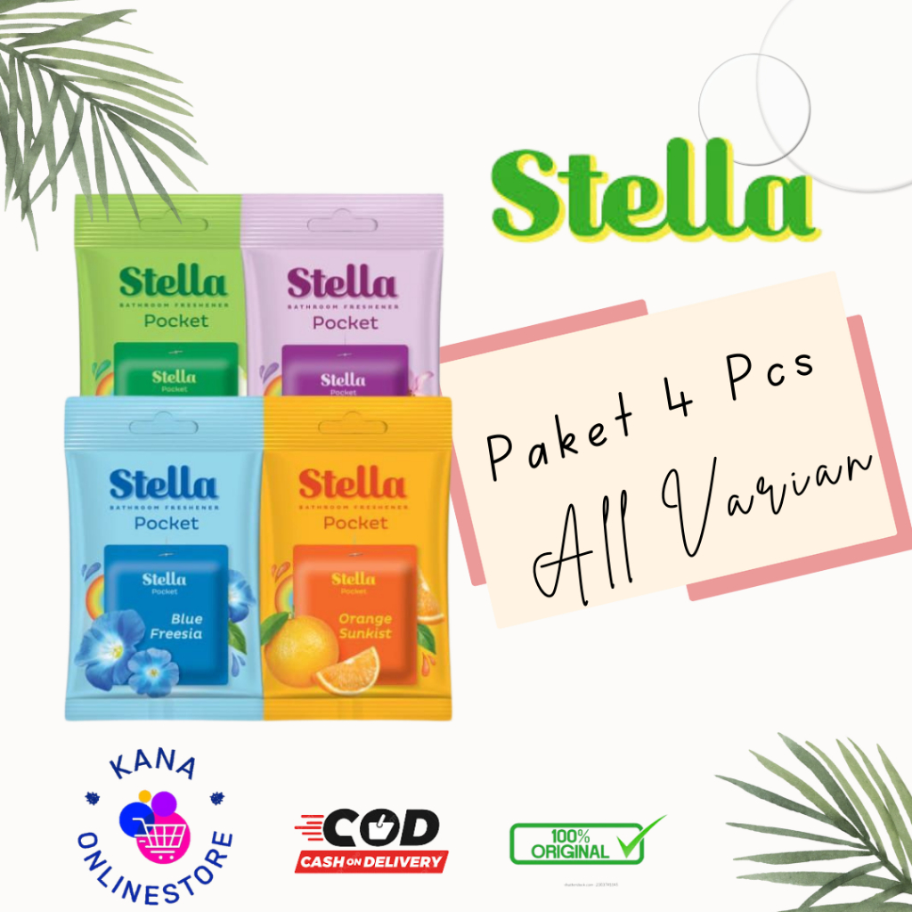 Jual [PAKET ISI 4] Stella Pocket Bathroom Complete Variant - Pengharum ...
