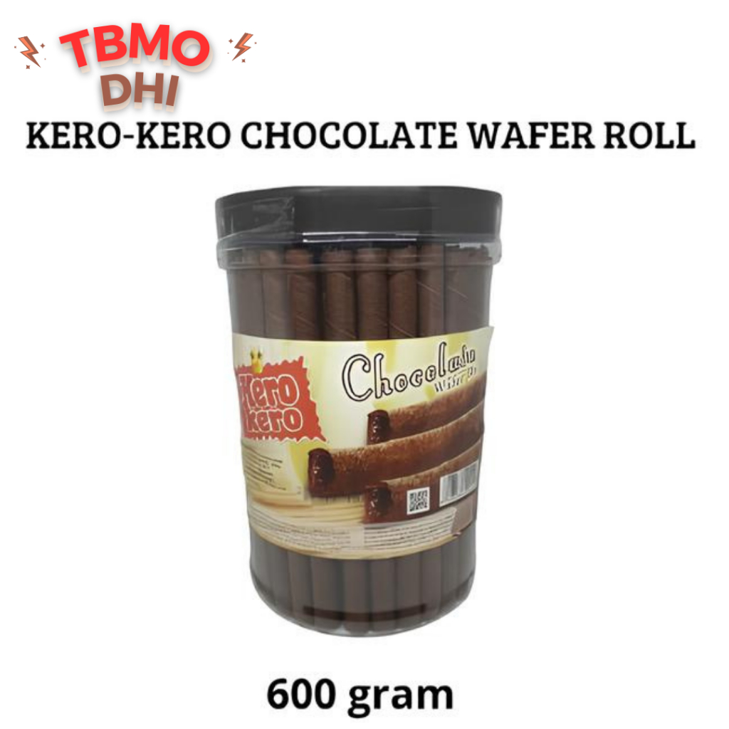 Jual TBMO Chocolate Wafer Roll Kero-Kero Long 600GR / Kue Lebaran ...