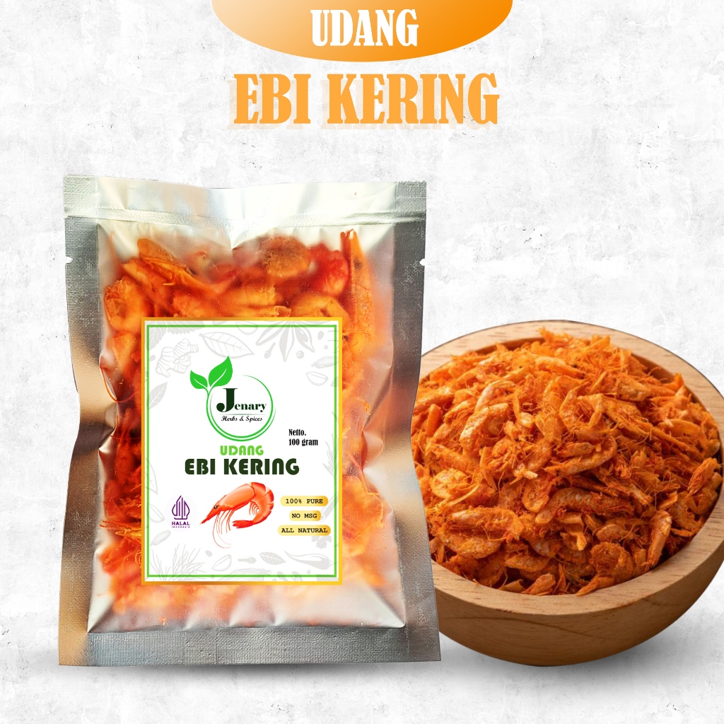Jual Udang Ebi Kering Fresh 100 gram dan 50 gram kualitas super ...