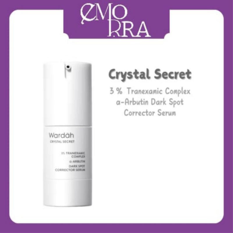Jual Wardah Crystal Secret 3% Tranexamic Complex A-Arbutin Dark Spot ...