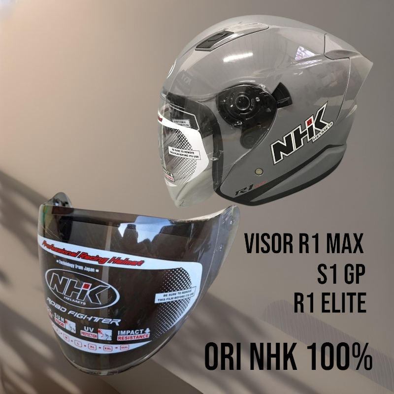 Jual KACA HELM | VISOR LIGHT SMOKE HELM NHK R1 MAX | R1 ELITE | PNP S1 ...