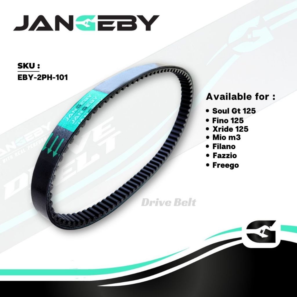 Jual Van belt Jangeby Drive Belt V Belt Mio M3 Soul Gt 125 Fino Fi 125 ...