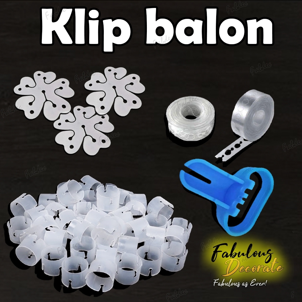Jual Fabulous Decorate Klip Balon / Klip Bunga / Klip Anulus / Klip balon gate / Chain Balon ...