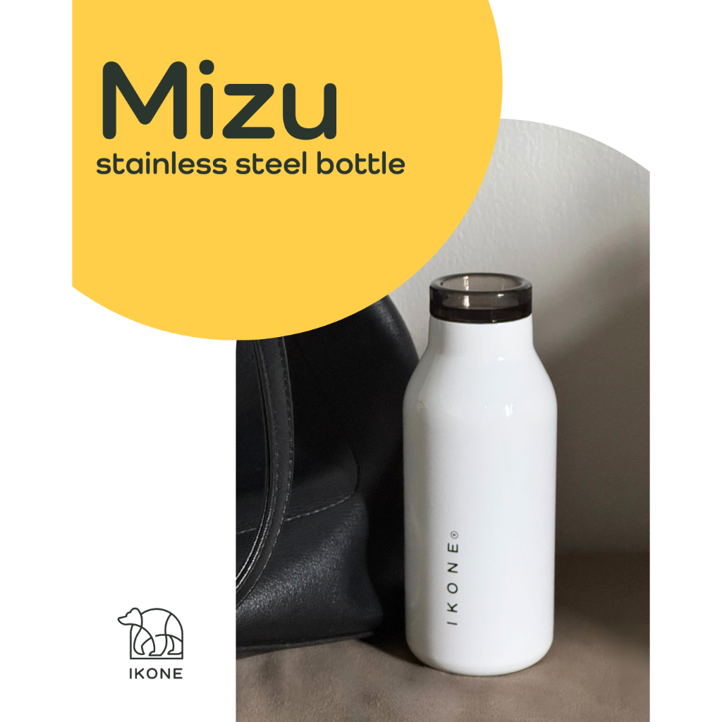 Jual 【IKONE】MIZU Botol Minum Stainless Steel 304 Bottle Water Coffee Tea Tumblr 350ml 450ml ...