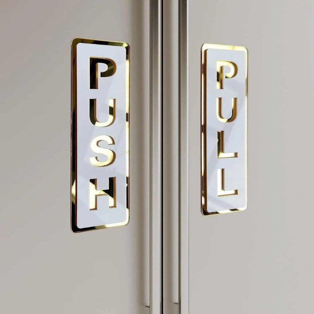 Jual Akrilik Pintu Push Pull - Akrilik Sign Pull/Push - Acrylic ...