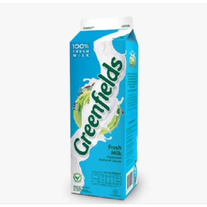 Jual Greenfields UHT Fresh Milk 950 ML | Shopee Indonesia