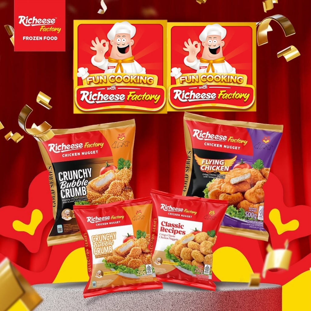 Jual RICHEESE Factory -Nugget series- Chicken Nugget Crunchy Bubble ...