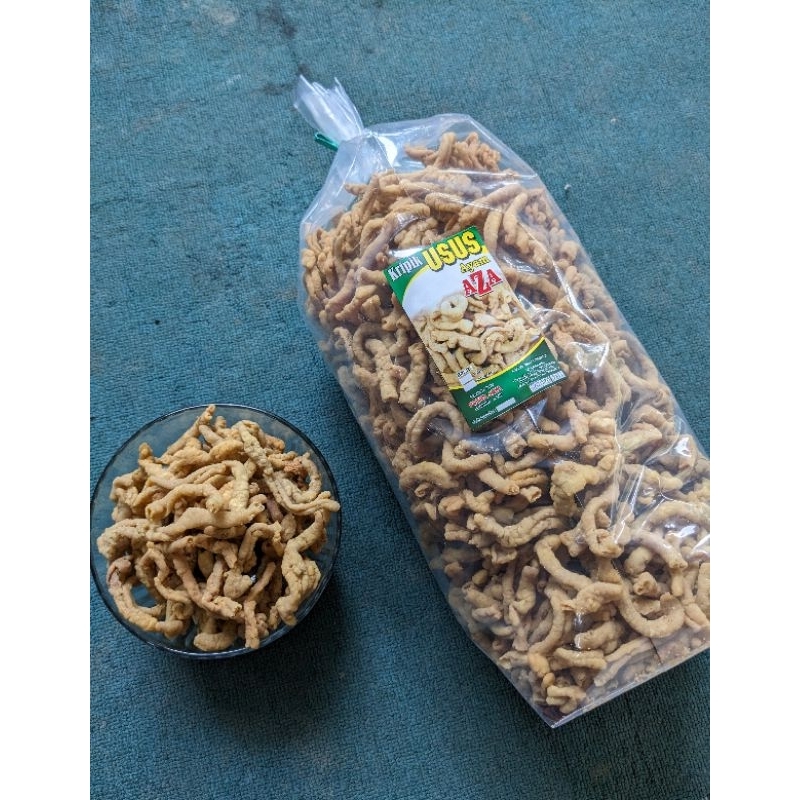 Jual Keripik Usus ayam AZA 2kg/ camilan snack usus / keripik usus murah ...
