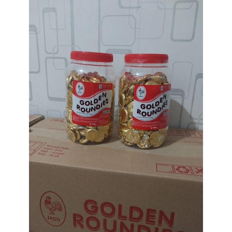 Jual GOLDEN ROUNDIES COKLAT COIN GAMBAR JAGO PRODUKSI CERES AYAM JAGO ...
