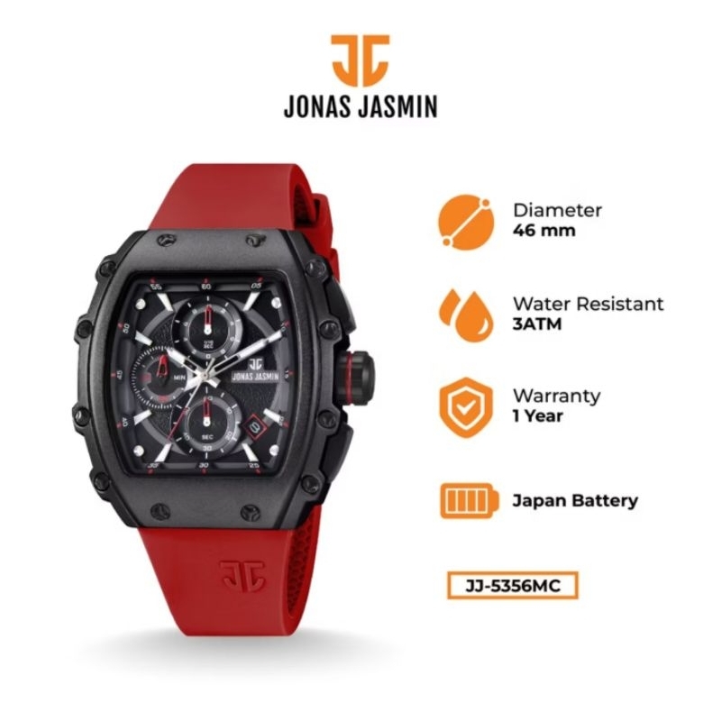 Jual Jonas Jasmin - Jam Tangan Pria Analog Original Quality JJ-5356MC ...