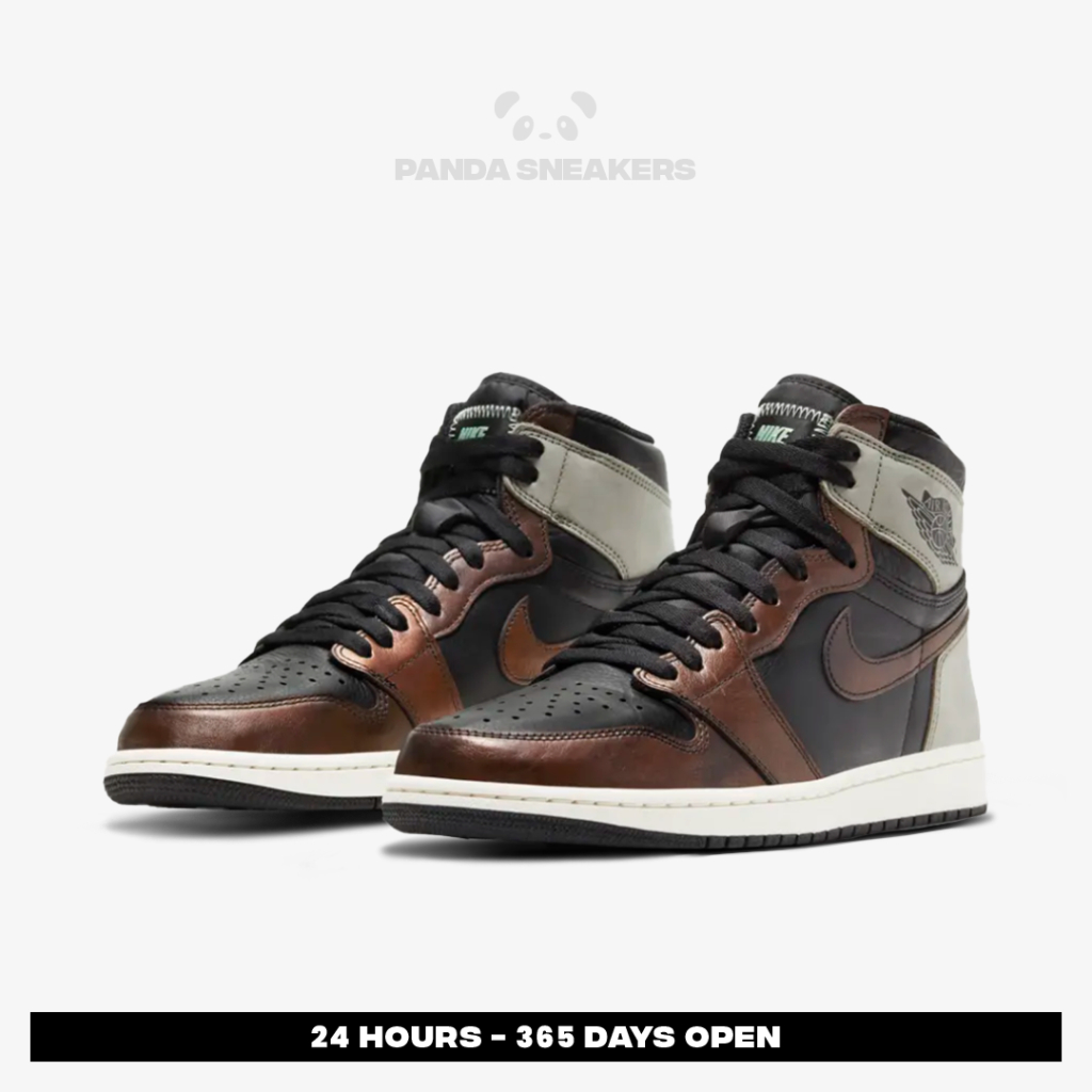 Jual Air Jordan 1 Retro High OG Light Army Rust Shadow Patina Black ...