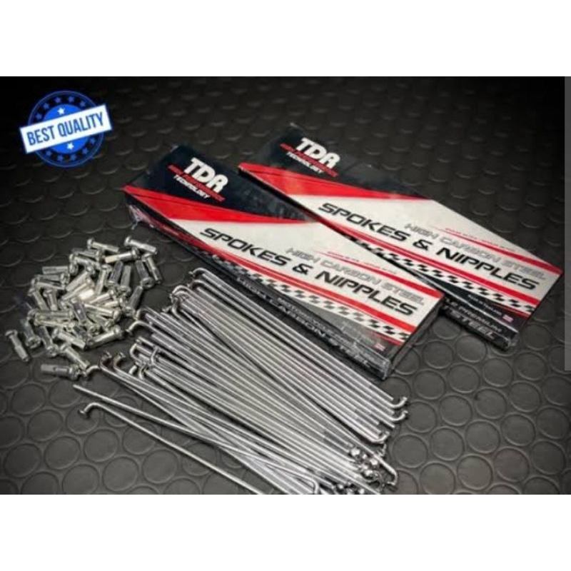 Jual Ruji TDR Supra X cakram depan belakang original chrome | Shopee ...