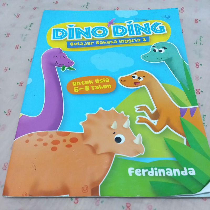 Jual Buku Belajar Bahasa Inggris Dino Ding | Shopee Indonesia