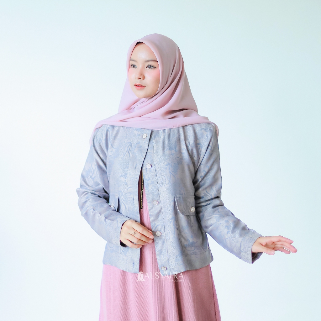 Jual Alsyahra Exclusive Blazer LaRicci Batik Outer Korean Premium ...