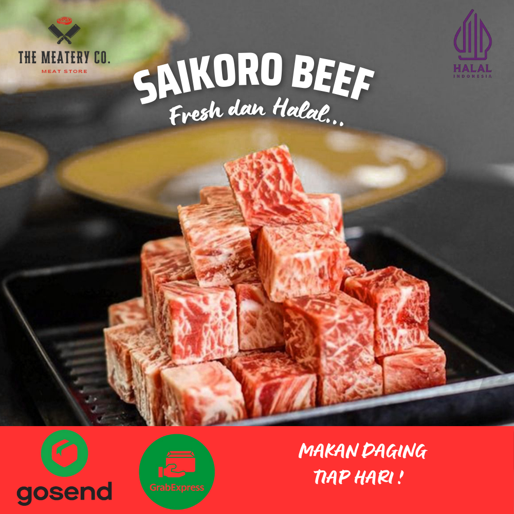 Jual Saikoro Beef Meltique Saikoro Beef Cube Premium Daging Saikoro ...