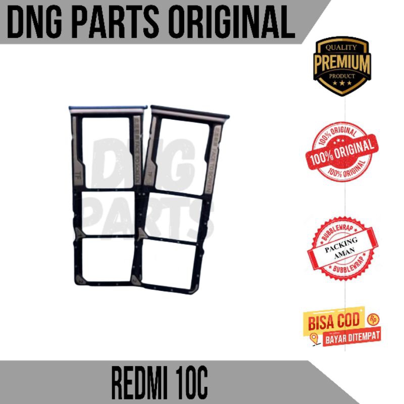 Jual SIM TRAY SLOT SIM LOCK CARD TEMPAT KARTU XIAOMI REDMI 10C ORIGINAL ...